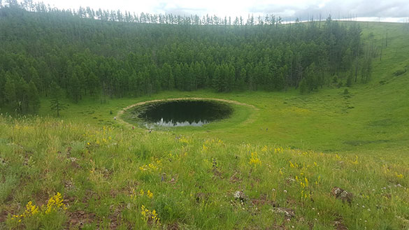 Uran Togoo Mountain - Extinct Volcano Mountain